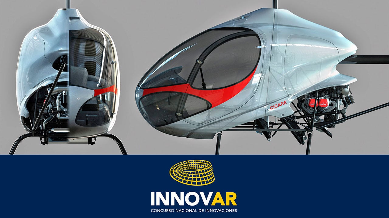 El Helicóptero "CICARE 8" fue premiado en la Expo INNOVAR 2016 | HANGAR X