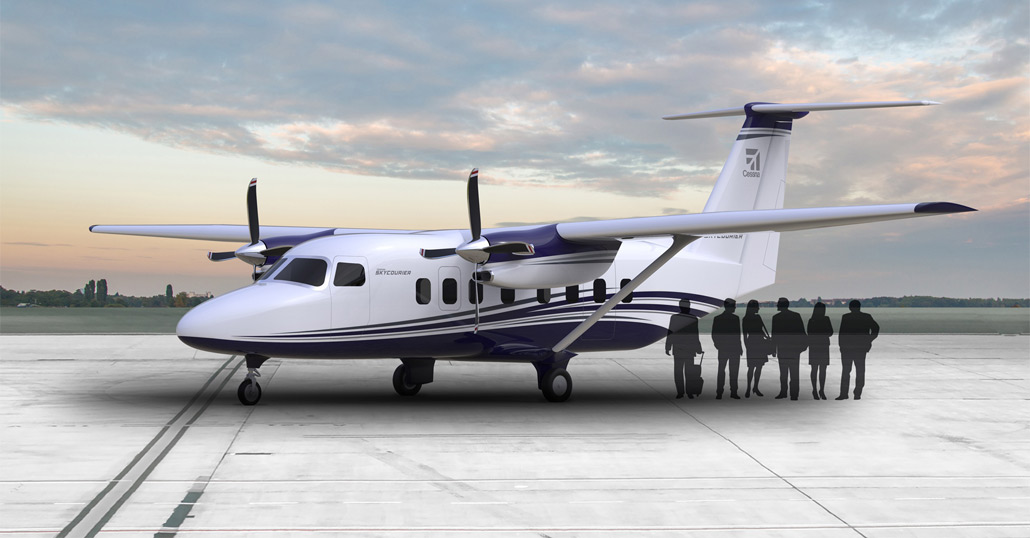 El "SkyCourier" de Cessna completo ensayos en túnel de viento | HANGAR X