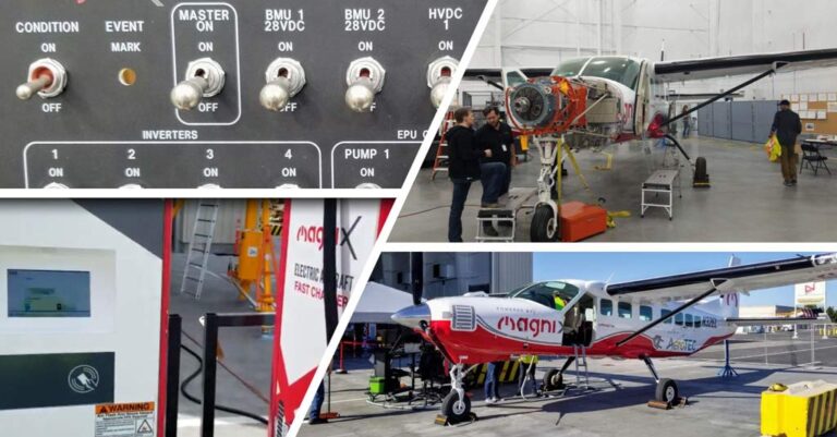 Primer vuelo del Cessna eCaravan con motor eléctrico de MagniX | HANGAR X