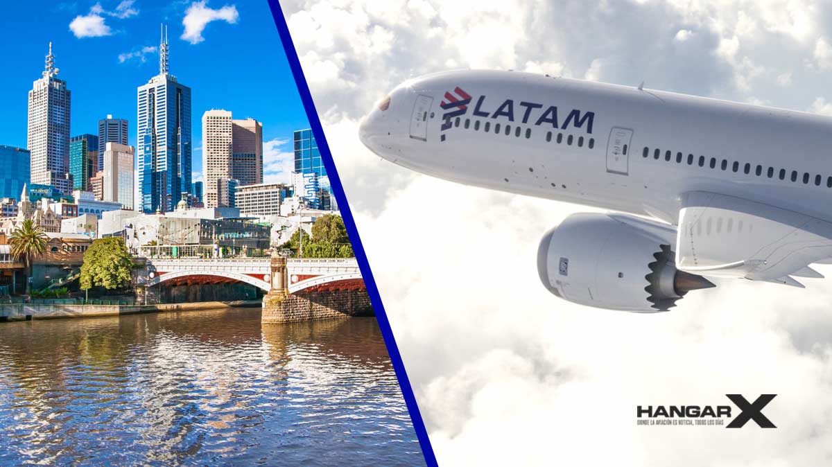 LATAM reiniciará sus vuelos entre Chile y Melbourne, Australia | HANGAR X