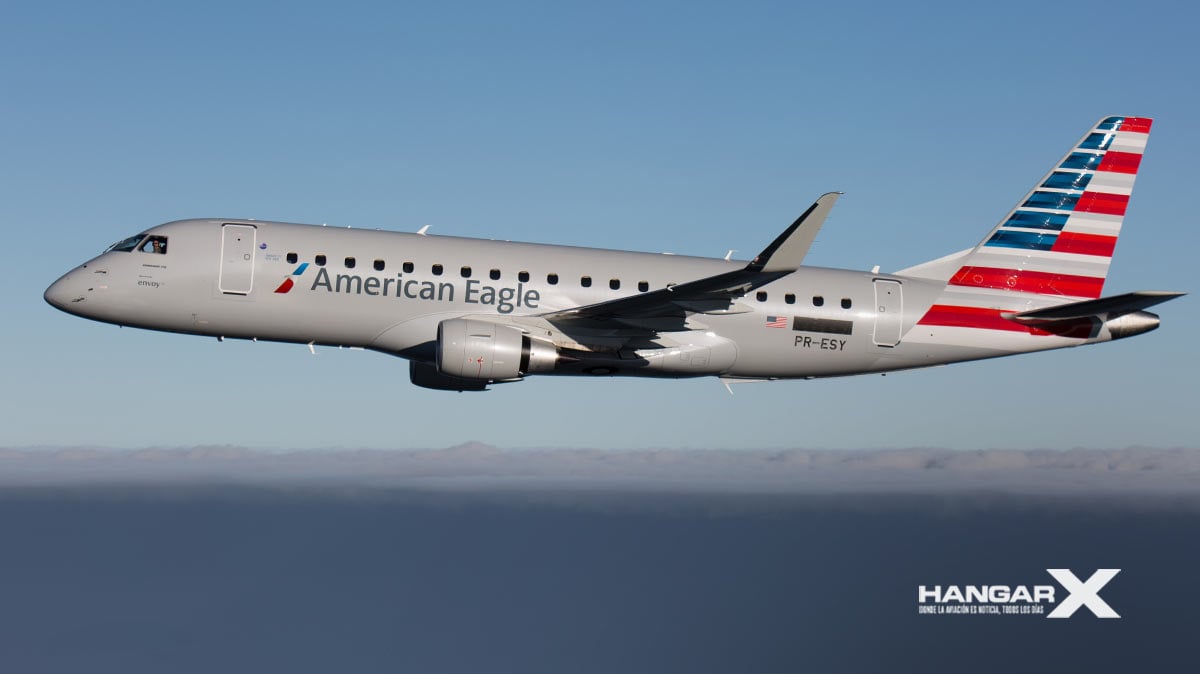 American Airlines refuerza su flota con cuatro nuevos Embraer E175 | HANGAR X