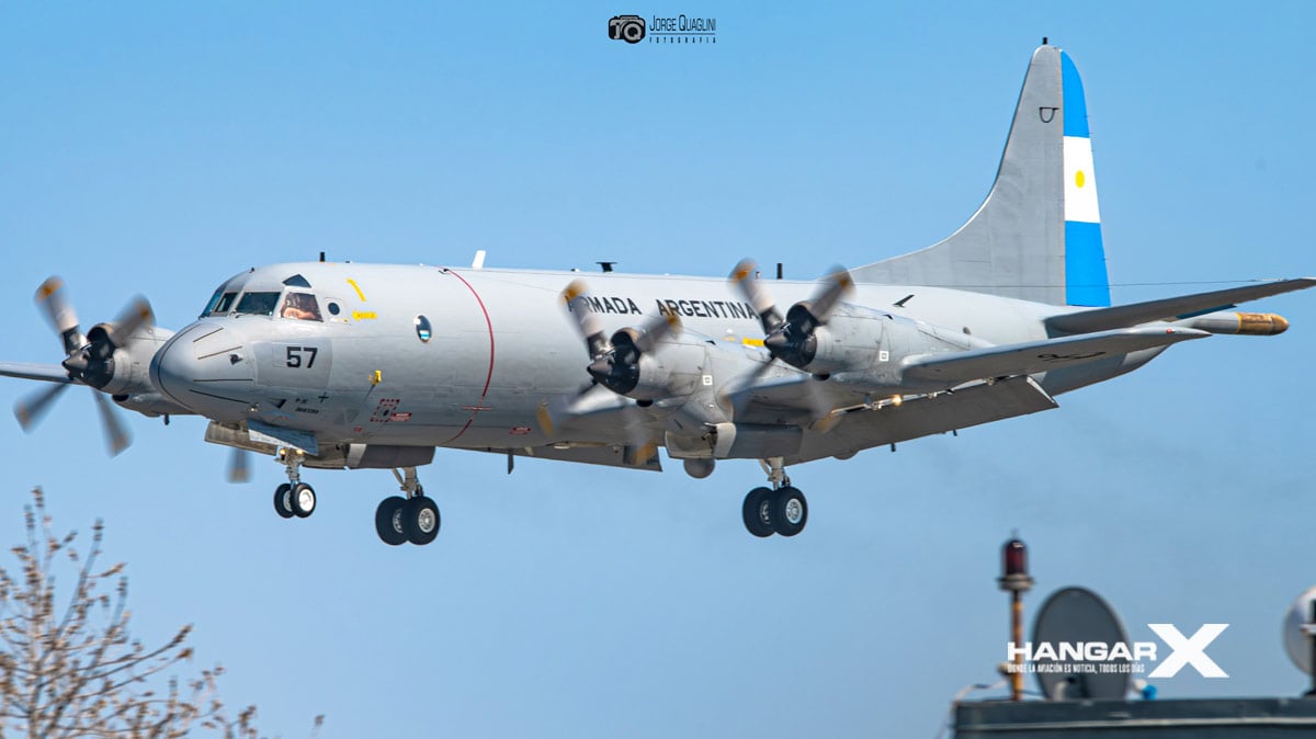 La Armada Argentina incorpora el primer P3-C Orion para vigilancia marítima | HANGAR X