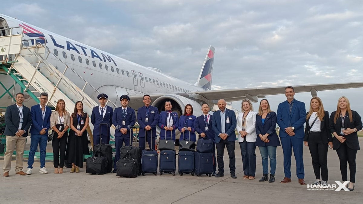 LATAM reinaugura vuelo Rosario-Lima desde el Aeropuerto Islas Malvinas | HANGAR X