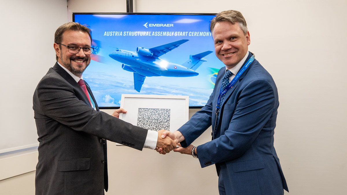 Embraer inicia la producción del C-390 Millennium para Austria | HANGAR X