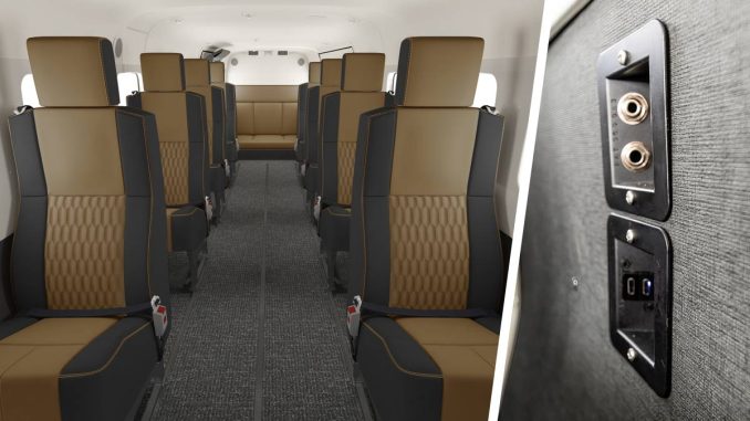 Nuevos interiores ejecutivos para el Cessna Grand Caravan EX | HANGAR X