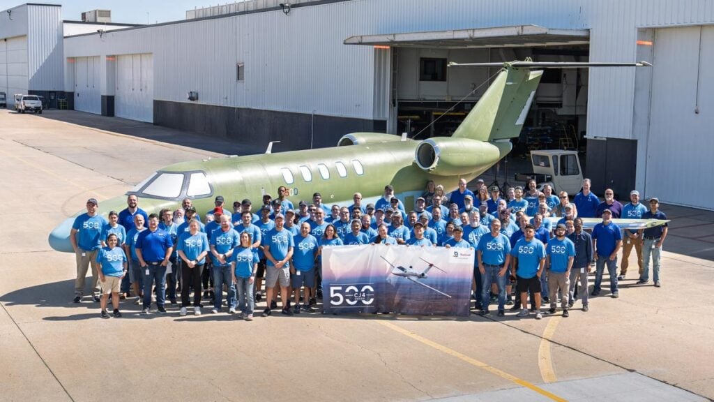 Textron Aviation celebra el avión número 500 del Cessna Citation CJ4 ...